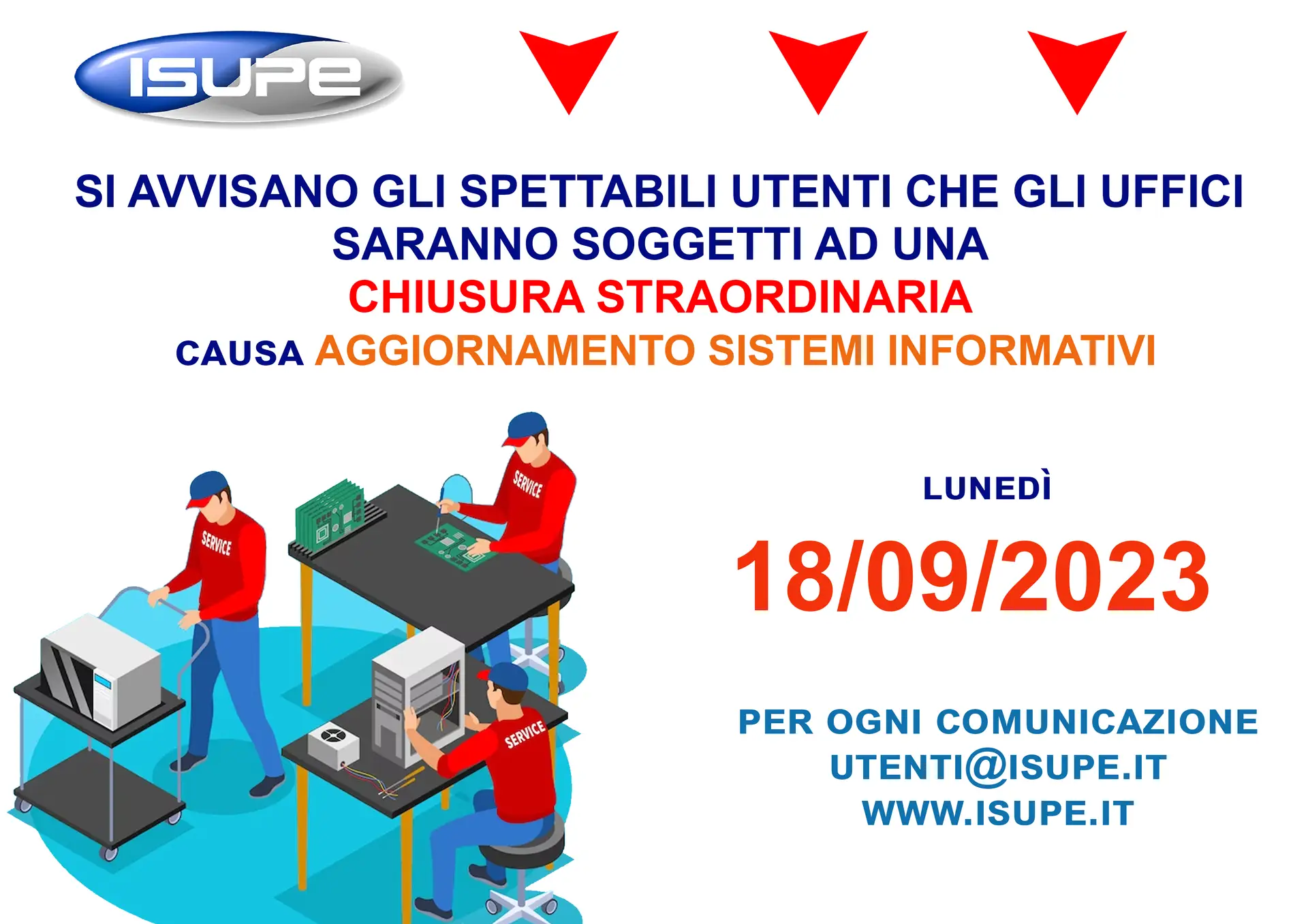 2023_ChiusuraStraordinaria – Gruppo ISUPE